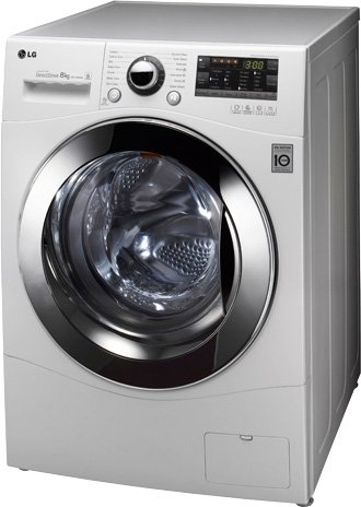 LG 8KG WHITE FRONT LOADER - Appliance Outlet